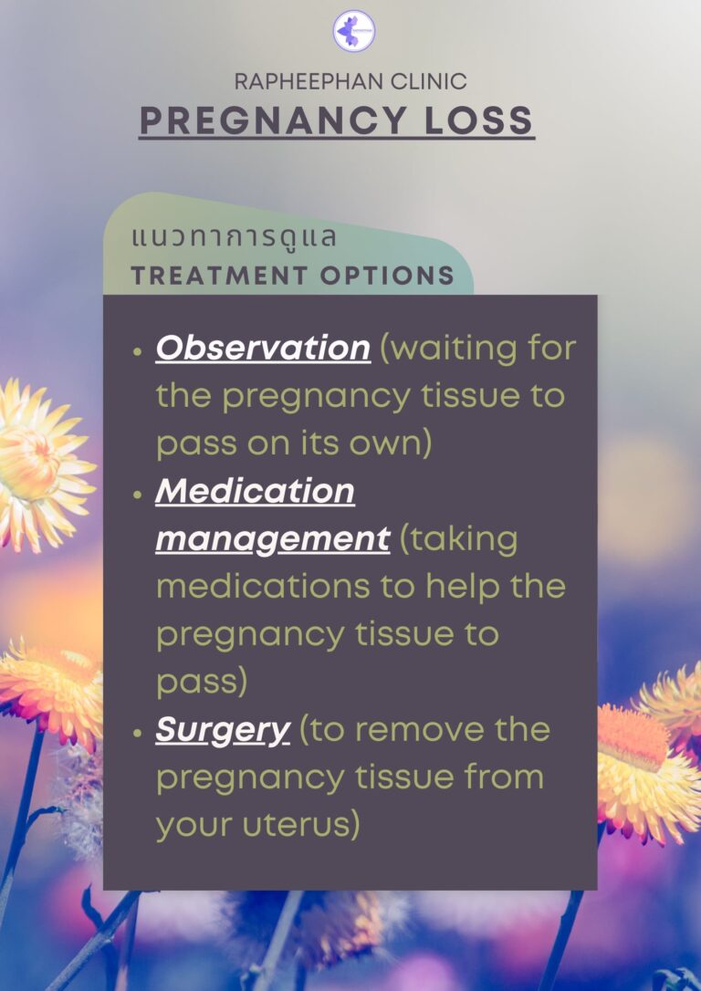 How is pregnancy loss treated? – Rapheephan Clinic